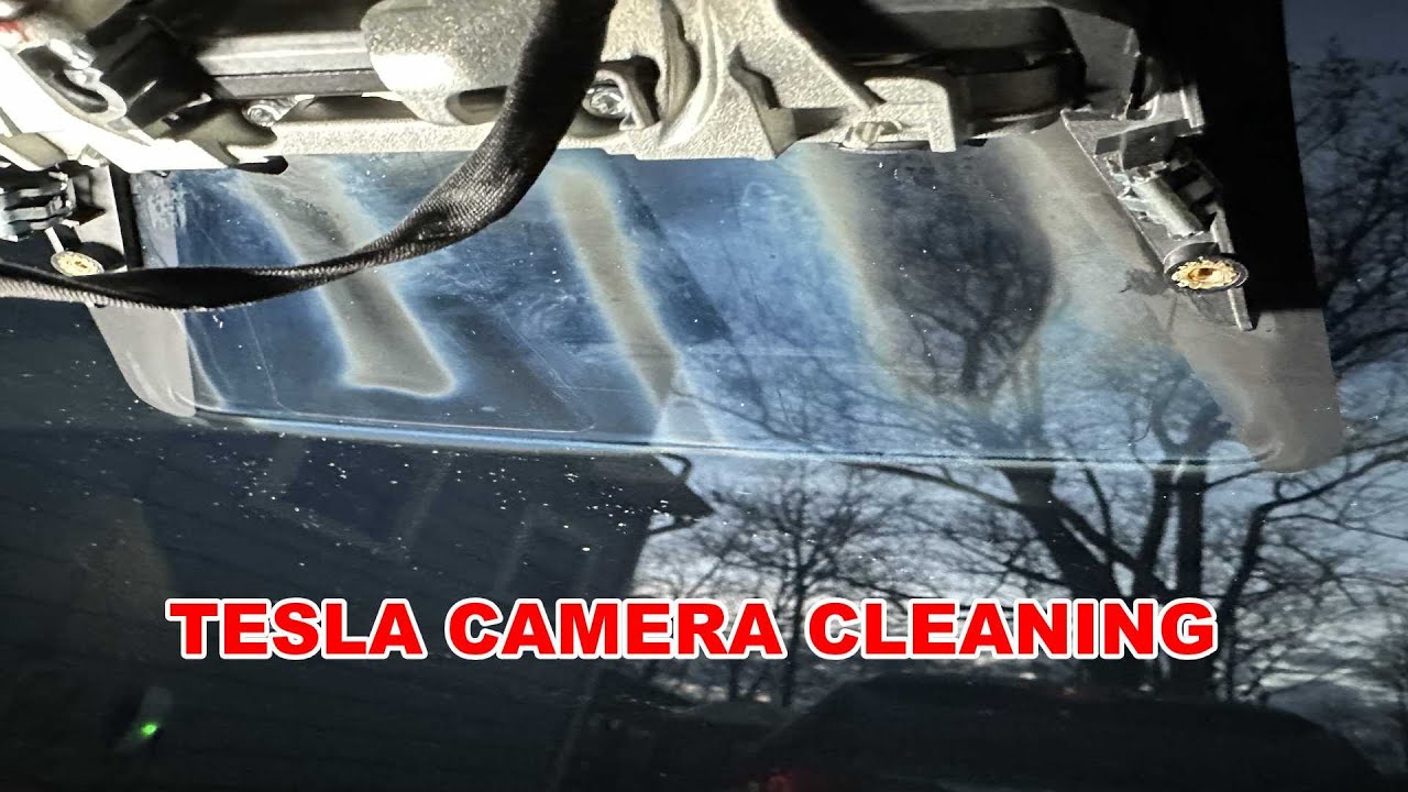 Tesla Camera Precision Cleaning - YouTube