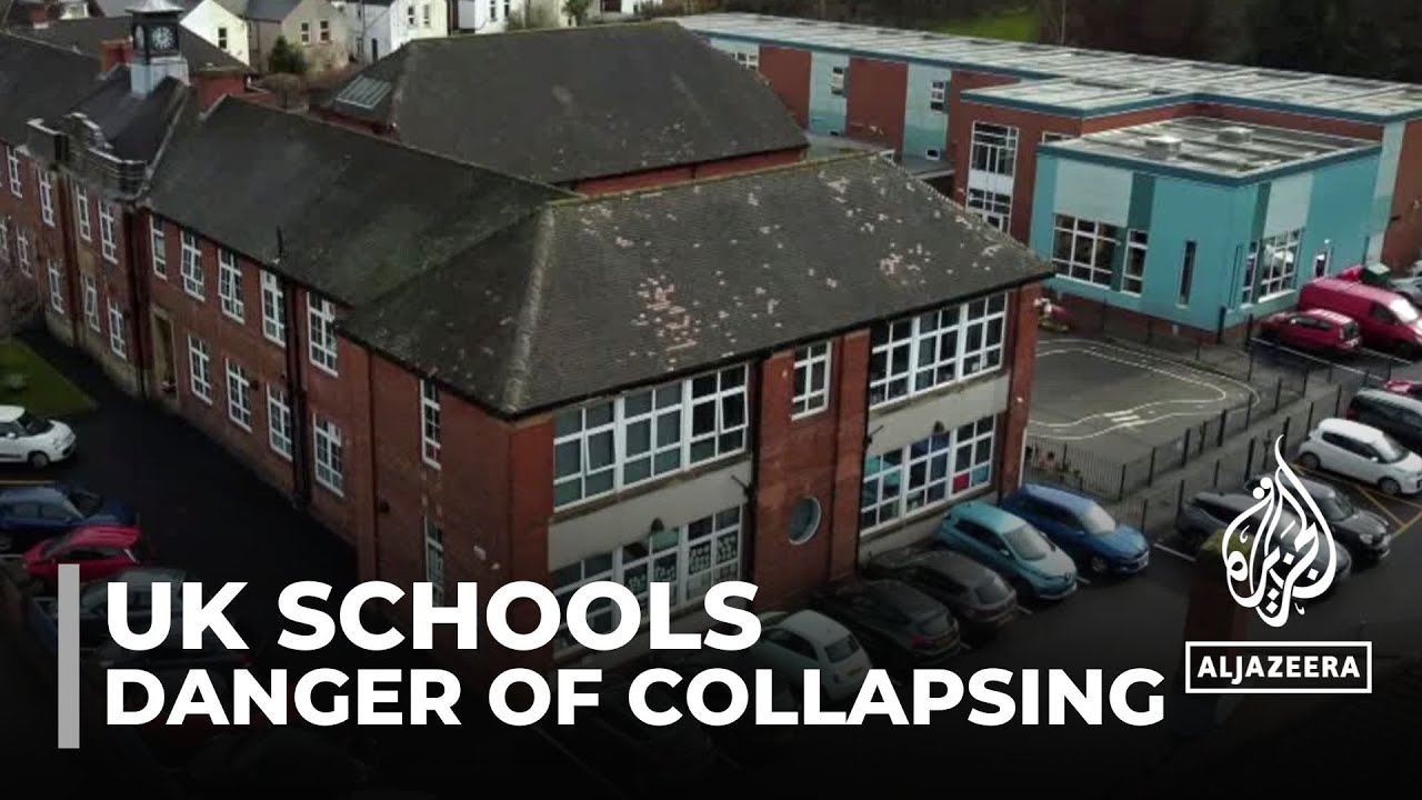 Close to collapse: Crumbling concrete a danger in British schools - YouTube