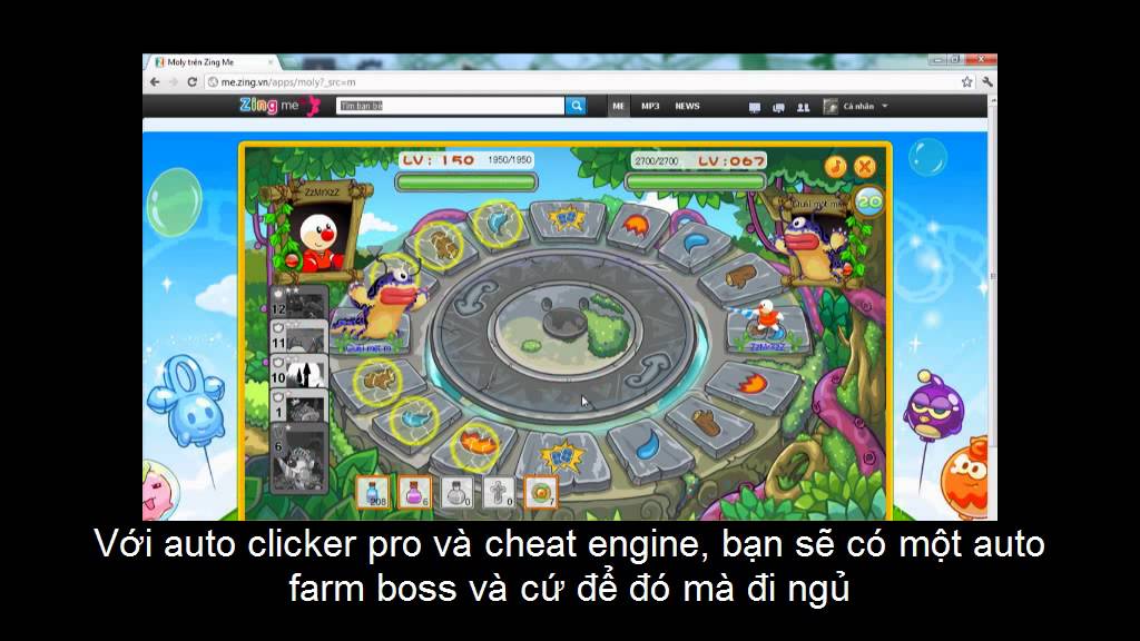 Auto farm boss cho moly - YouTube