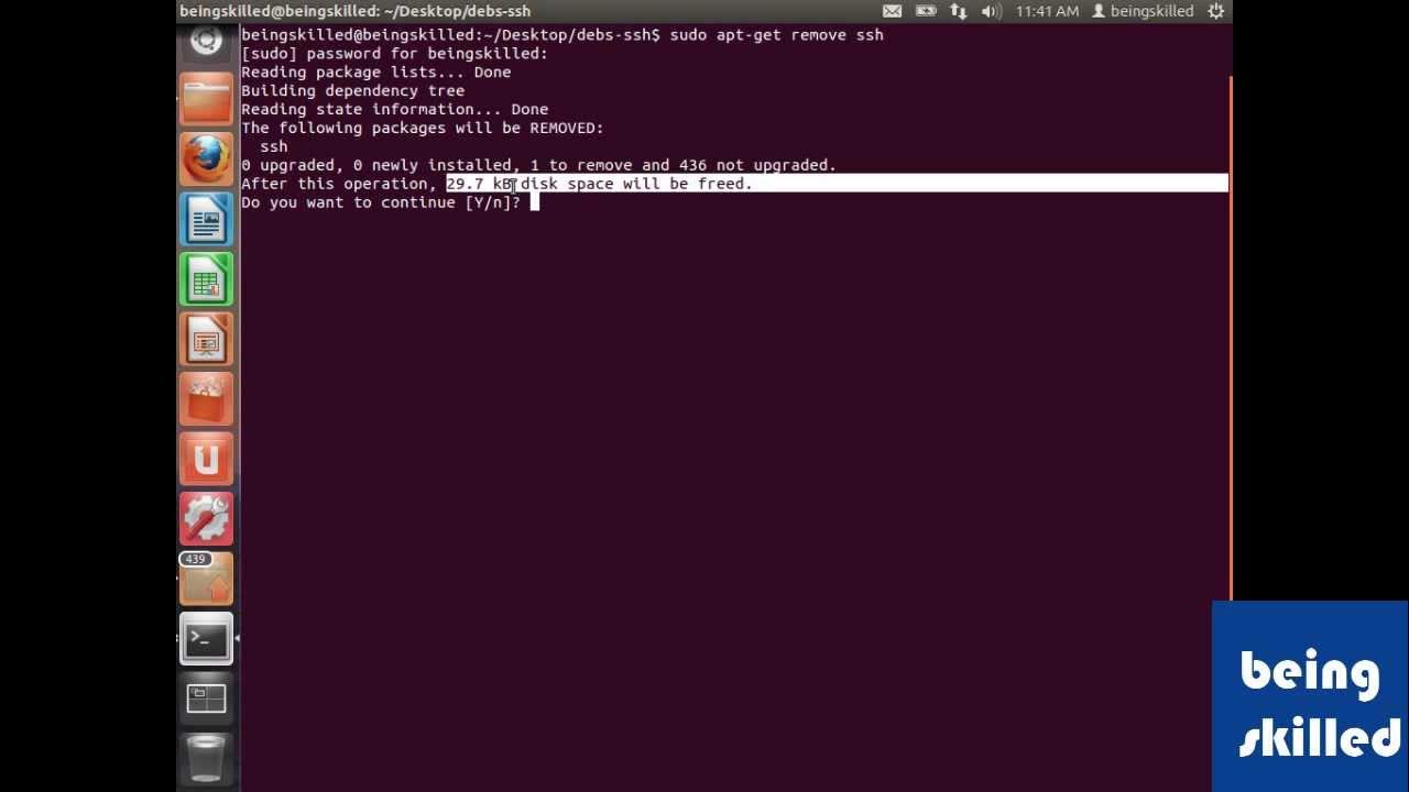 Removing softwares in Ubuntu using terminal in Debian / Ubuntu ...