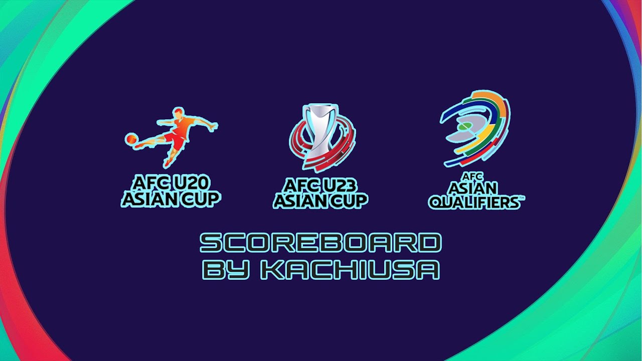 AFC ASIAN SCOREBOARD (U20, U23, QUALIFIERS) FOR PES 21 & FL25 | BY ...