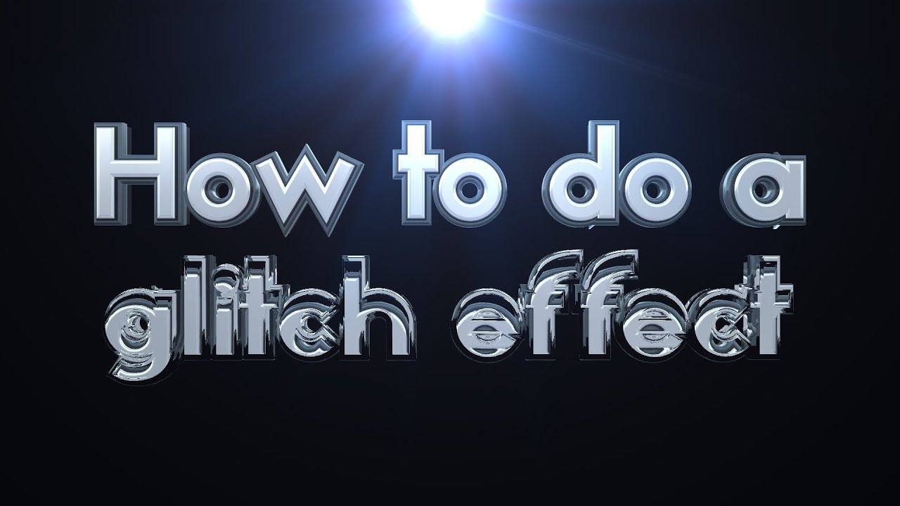 [EASY] How to do a glitch effect | After Effects | Azer0thTutorials ...