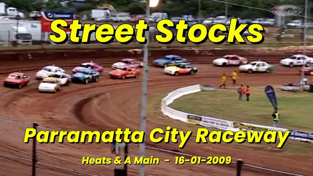Speedway Street Stocks Parramatta City Raceway Heats & A Main 16 -01 ...