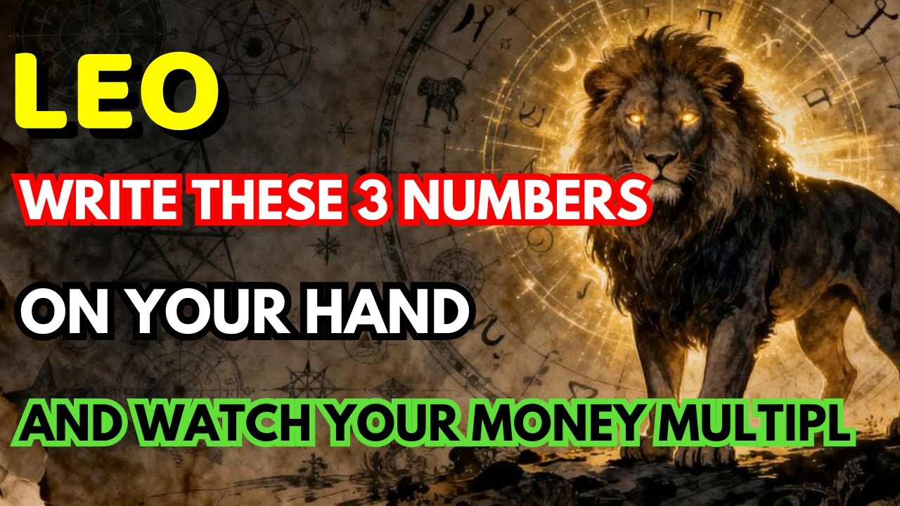 LEO ♌ 3 numbers that people think are disasters but are actually divine ...