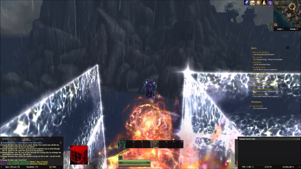 Like the Wind - Azsuna Kirin Tor World Quest - YouTube