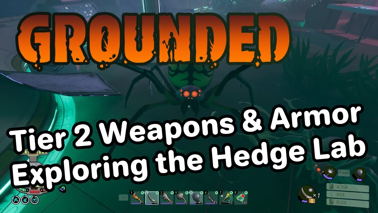 Grounded: Tier 2 Weapons & Armor and Exploring the Hedge Lab - YouTube