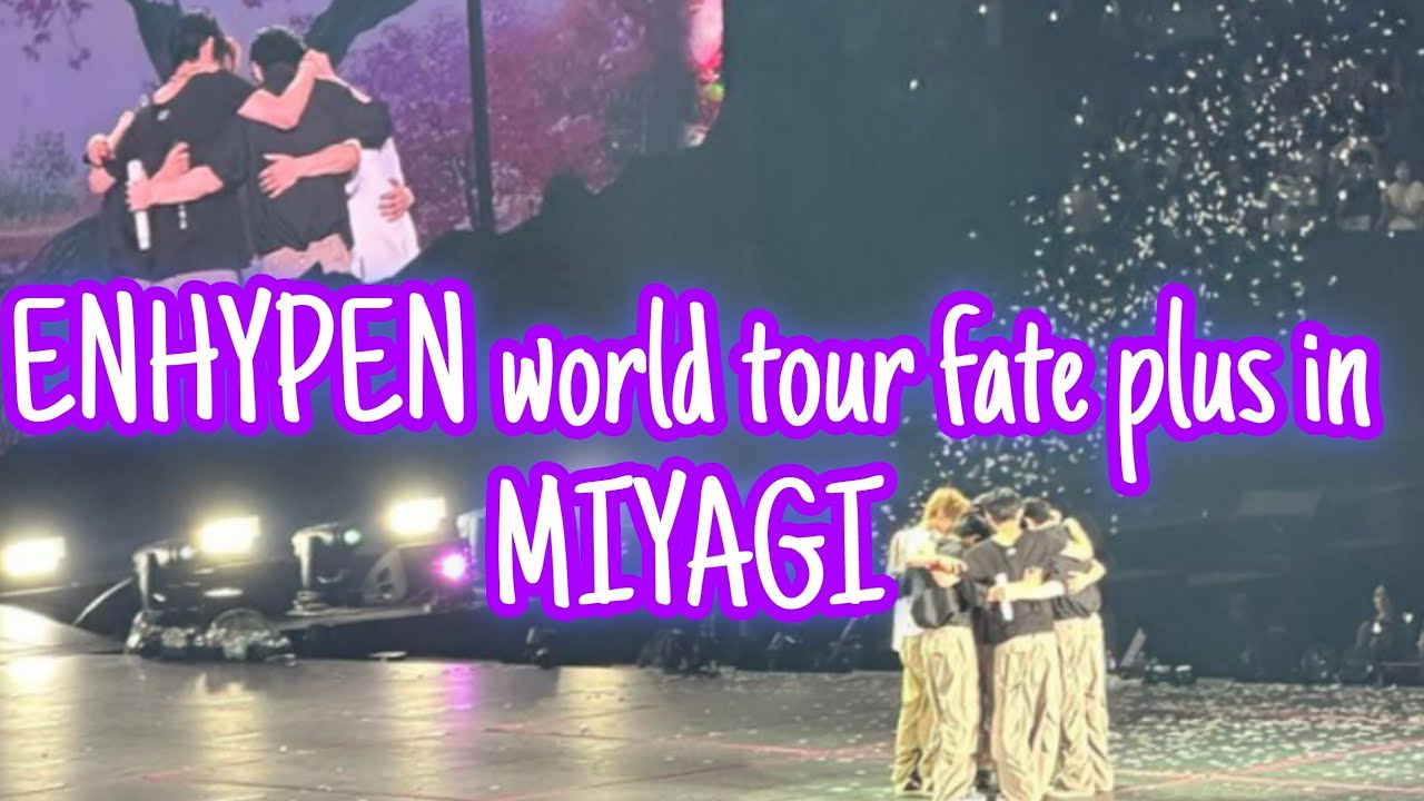 Enhypen World tour fate plus in Miyagi Japan - YouTube