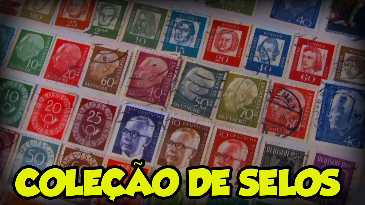 Minha coleção de Selos - YouTube