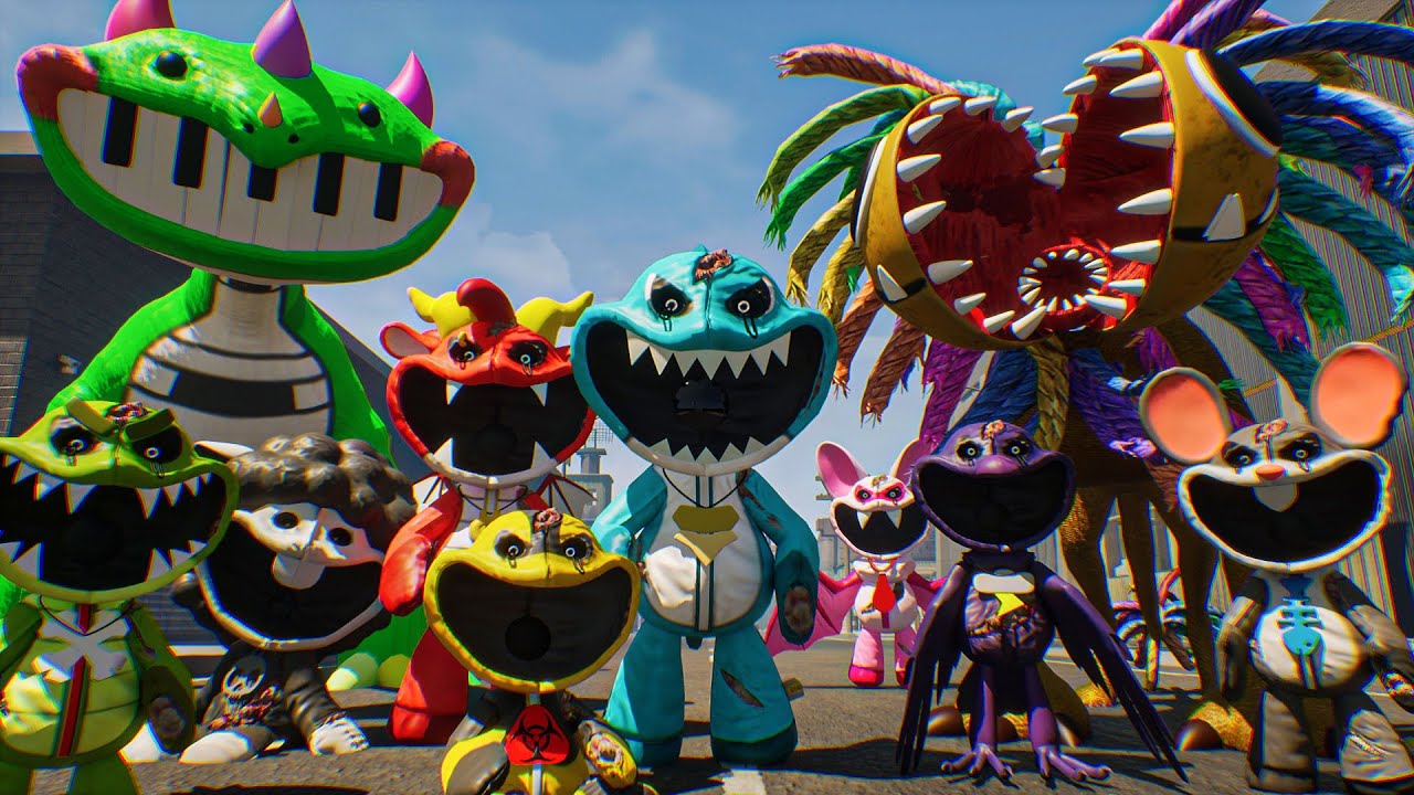 Poppy Playtime 4 - MONSTERS Size ComparIson (Yarnaby) - YouTube
