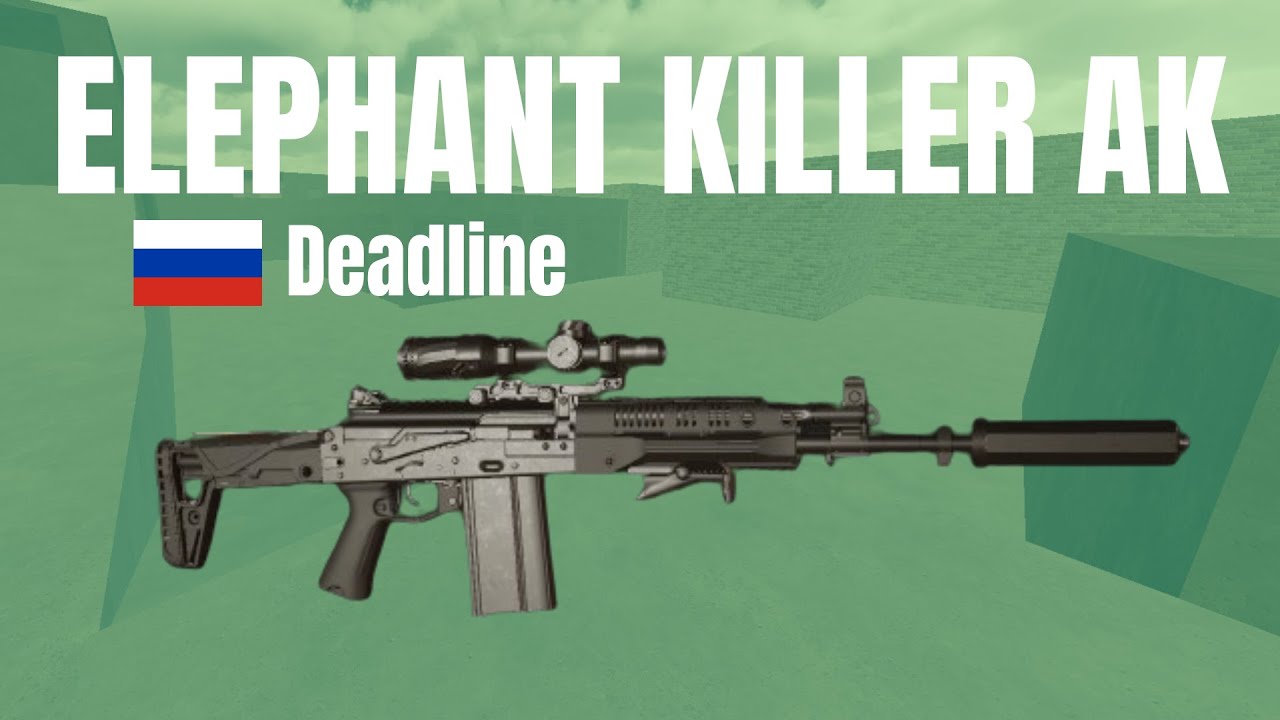 Kalashnikov's AK308 | ROBLOX Deadline - YouTube