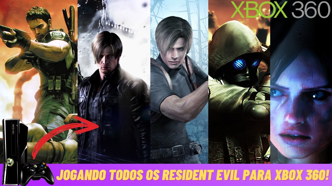 Todos os Resident Evil para Xbox 360! - YouTube