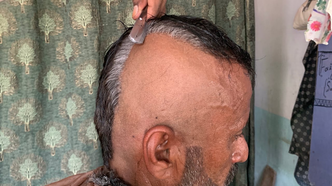 "Clean Shave Head Transformation with Razor - YouTube