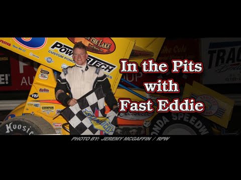 In the Pits with Fast Eddie Jeff Trombley CRSA Feature Win Interview ...