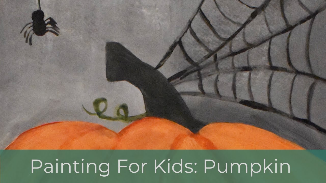 Easy Halloween Pumpkin Painting for Kids| Fall Art for Kids - YouTube