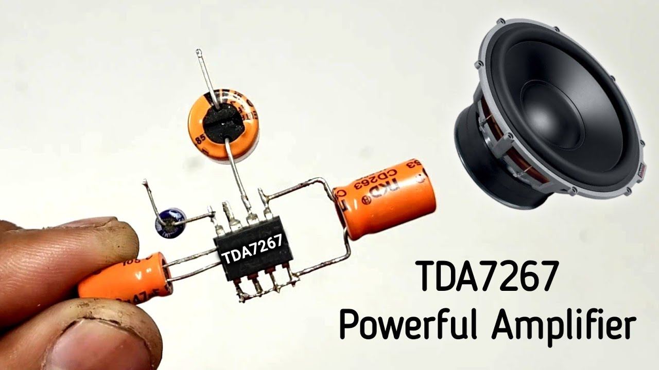 How to make TDA7267 Audio Amplifier at home || 7267 Amplifier - YouTube