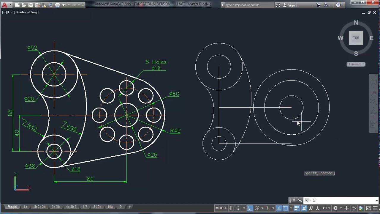 Fast Drafting Challenge in AutoCAD - Problem#3 | CITD - YouTube