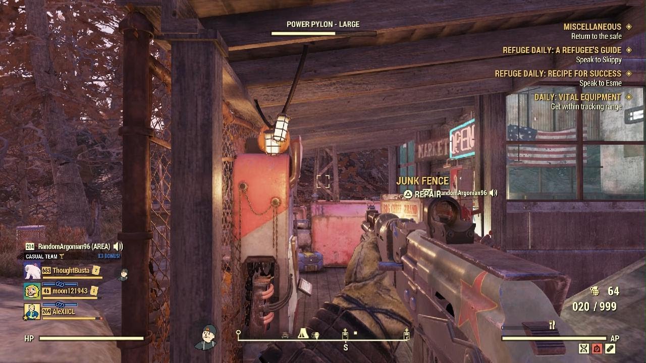 Dad finally comes home in Fallout 76 - YouTube