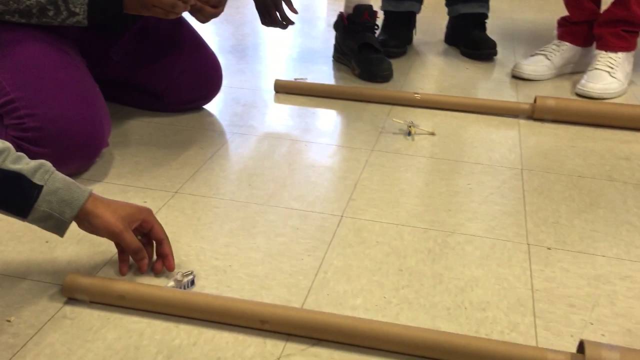EJHS bristlebot race - YouTube
