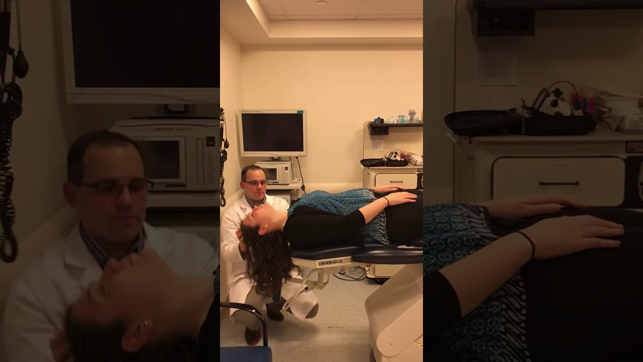 Midline Head Hang Maneuver - YouTube