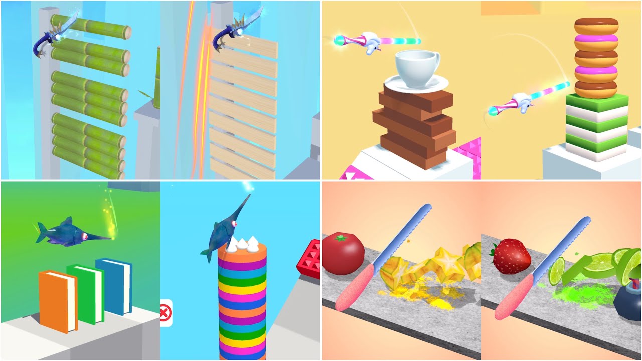 Almost Cut vs Slice Master vs Slice It All Very Satisfying And Relaxing ...