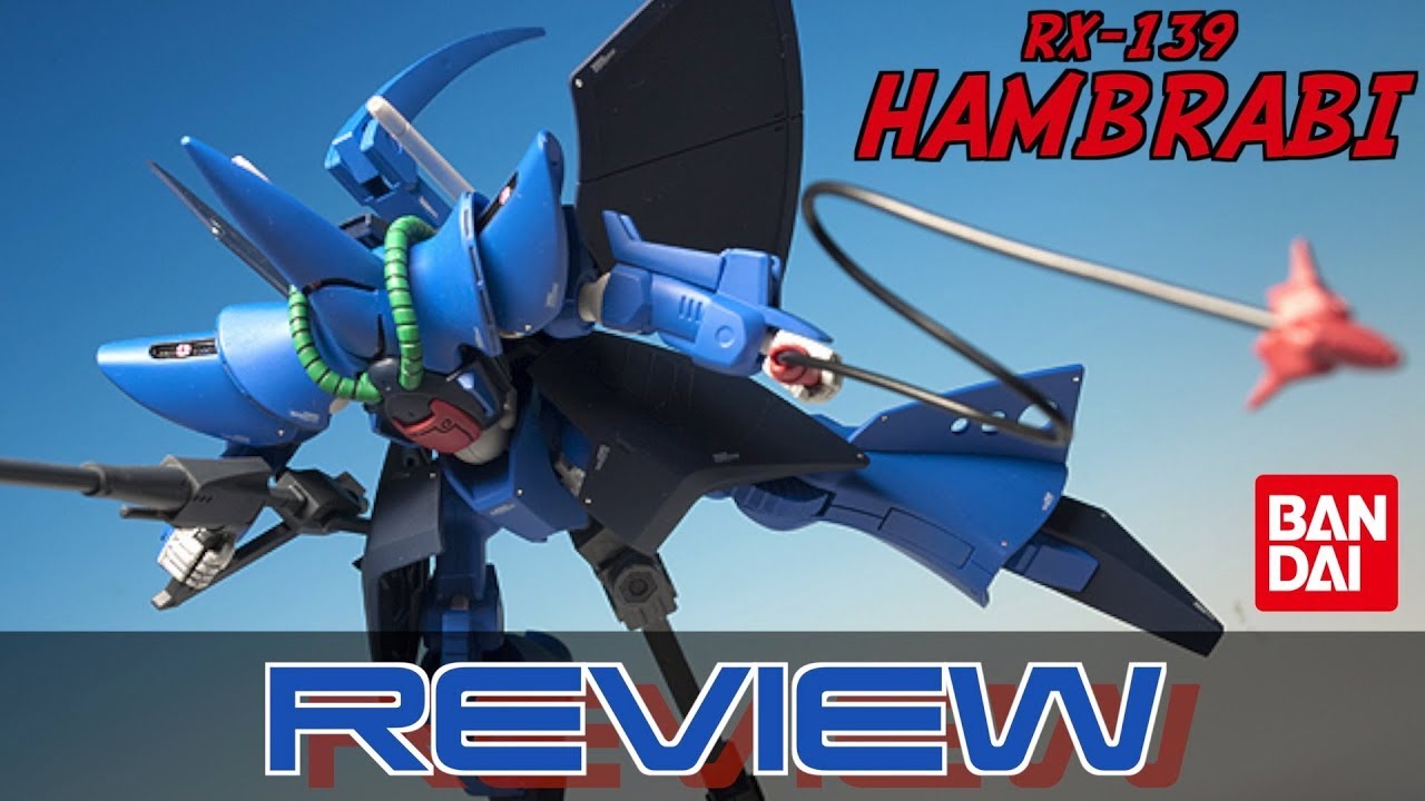 Gundam HAMBRABI Review - HGUC 1/144 Scale Bandai - YouTube