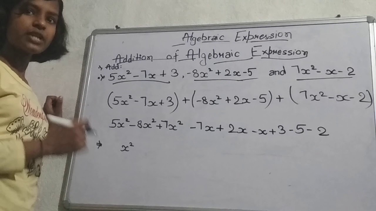 ALGEBRAIC EXPRESSION OF CLASS 7 PART 4 - YouTube