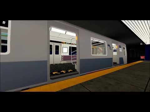 ROBLOX Railfanning at PTA Subway Fifth Av Lines S42E14: PST4R (B) Train at LGA Airport - YouTube
