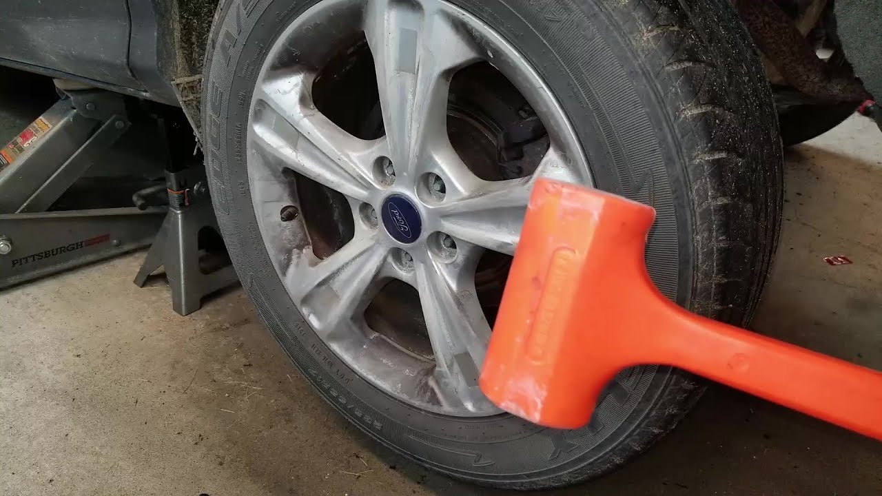 How To Get A Rusted Stuck Tire Off! - YouTube