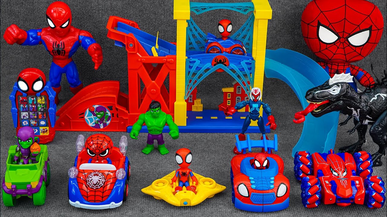 Marvel Spiderman Unboxing Review | Spidey Squad City Chase | Spider-Man ...