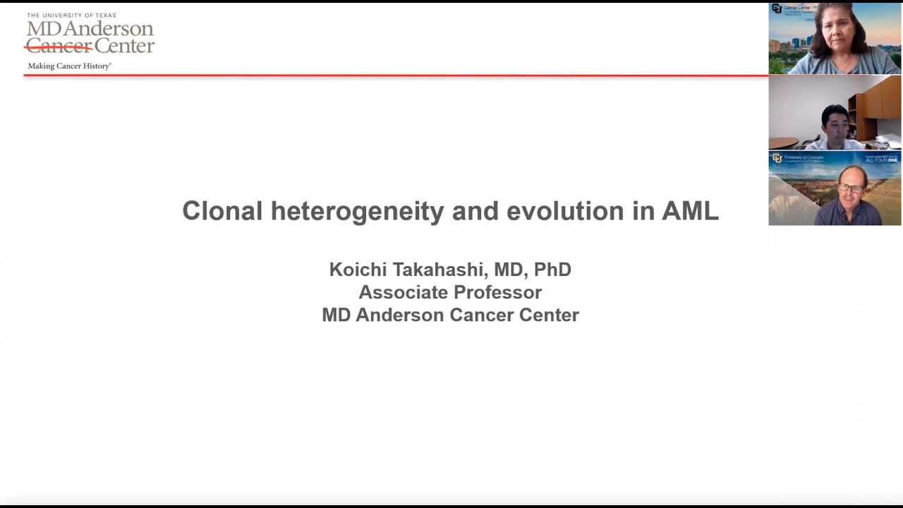 Clonal Heterogeneity and Evolution in AML - YouTube
