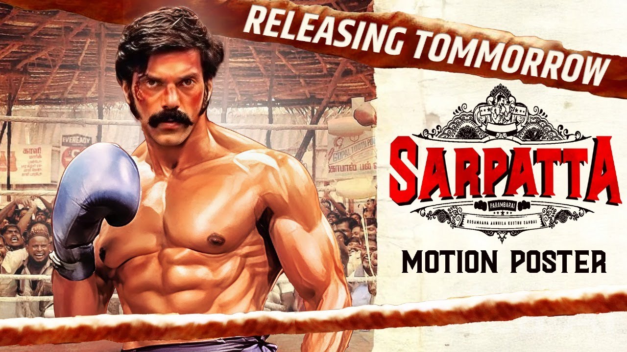 SARPATTA PARAMBARAI (2025) Hindi Motion Poster | Arya, Dushara Vijayan ...