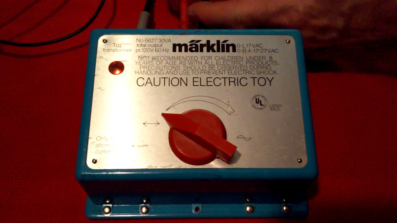 Marklin Train Transformer - YouTube