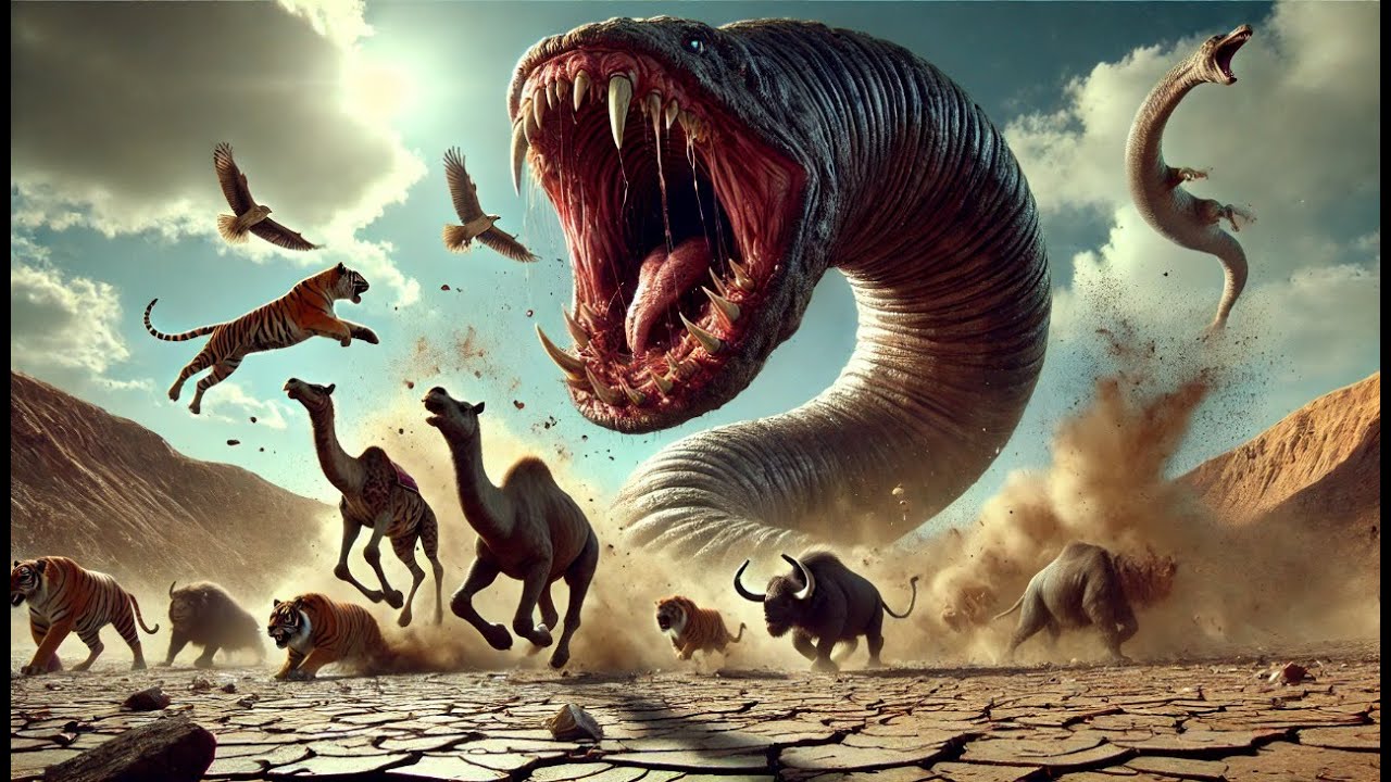 ANIMALS ARE IN DANGER FROM MONSTER WORM | DEATH WORM - YouTube