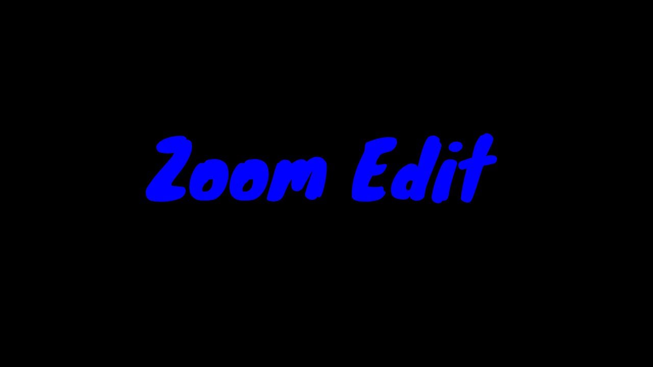 Zoom Edit | After Dark - YouTube