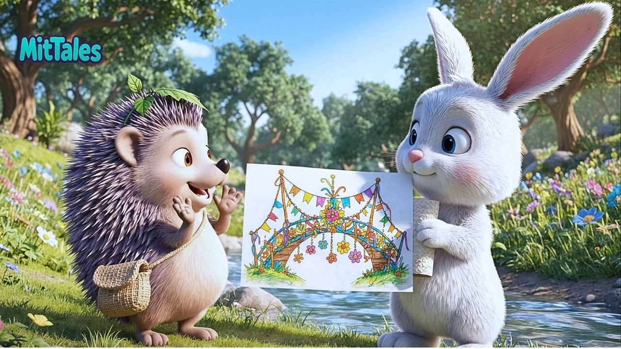 Mit & Bunny’s Bridge Adventure! 🌳⚒️ | From Chaos to a Perfect Creation ...