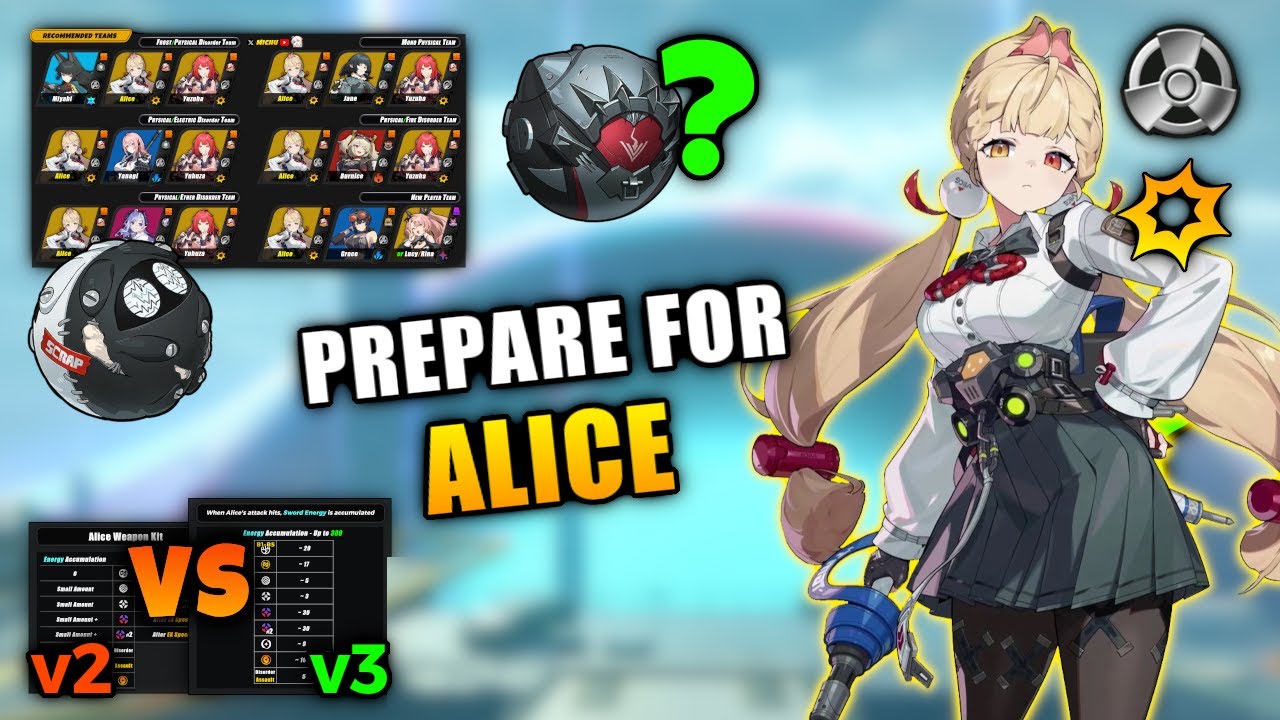 How Good Is Alice Now?! Weapon Kit Explain v3! Zenless Zone Zero - YouTube