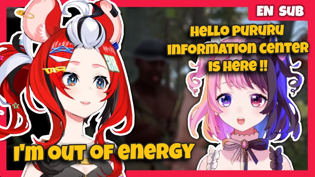 Bae meets ultra extrovert Pururu in VCR RUST【Hololive EN Sub】 - YouTube