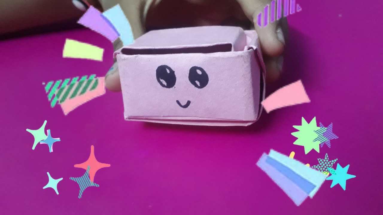 How To Make A Mini Box paper Craft YouTube How To Make A Mini Box paper Craft YouTube