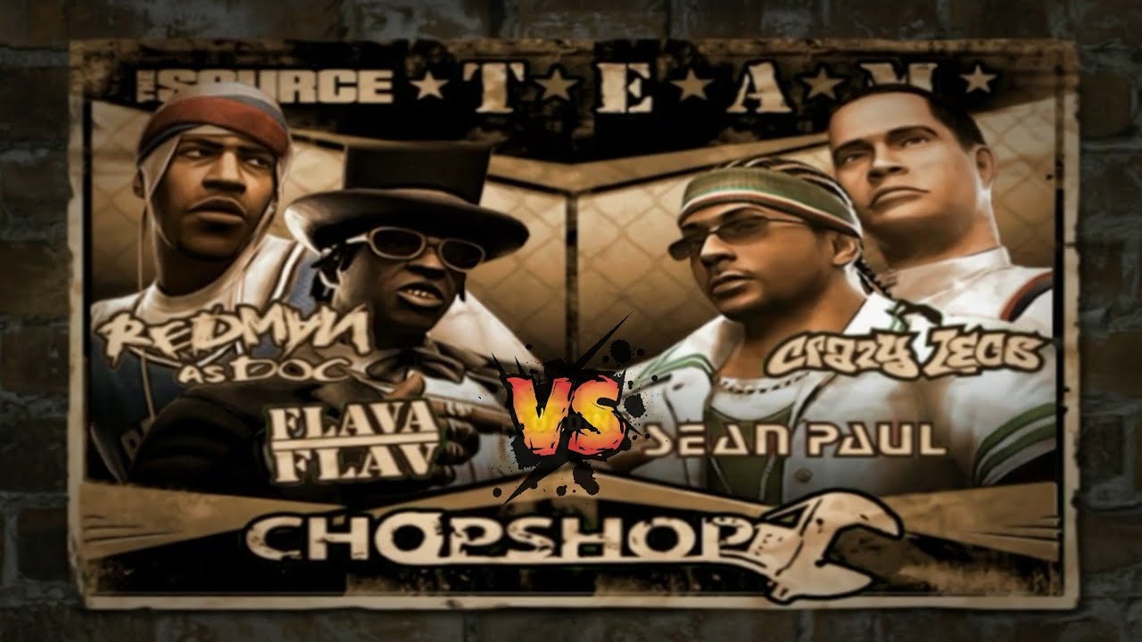 Def Jam Fight For NY | DOC & FLAVA FLAV vs SEAN PAUL & CRAZY LEGS ...