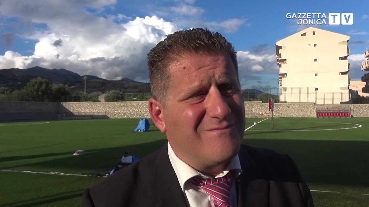 Inaugurazione del campo di calcio a S Teresa di Riva, intervista a ...