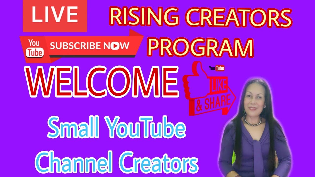 RISING CREATORS PROGRAM - YouTube