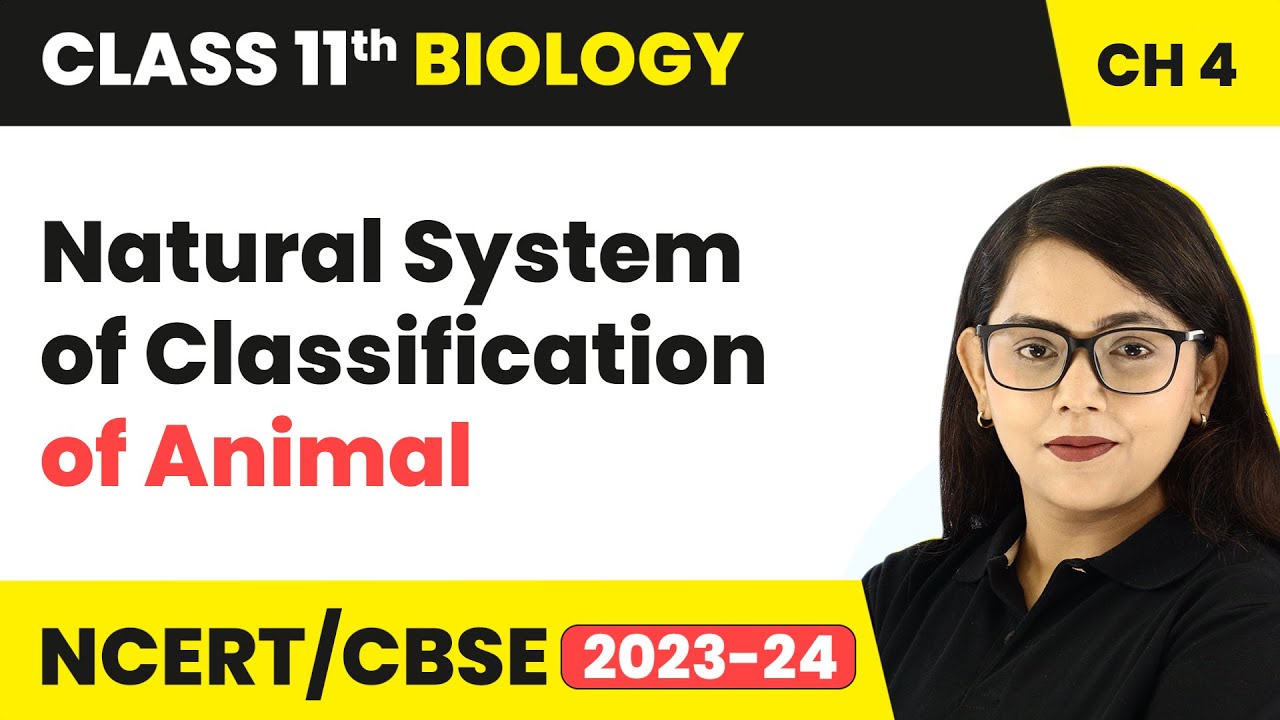 Natural System of Classification of Animal - Animal Kingdom | Class 11 ...