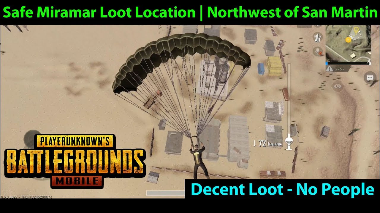 Miramar Fun & Safe Drop / Loot Location | Northwest of San Martin - YouTube