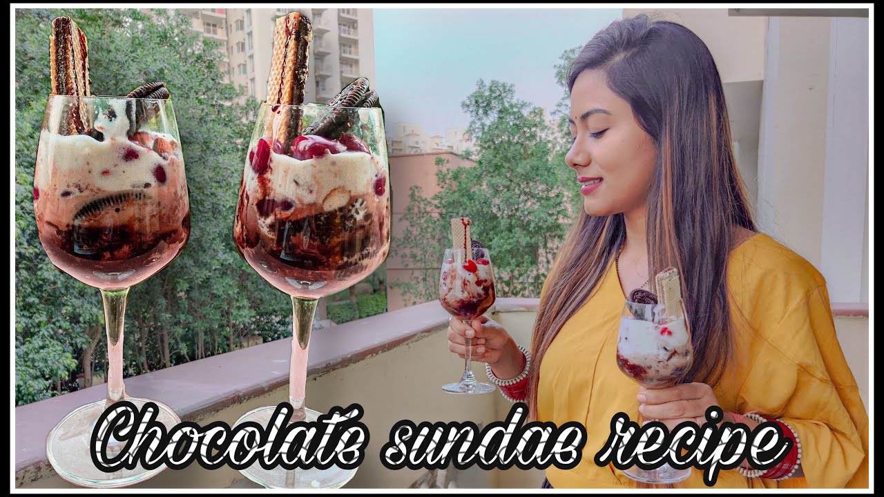 CHOCOLATE SUNDAE RECIPE 🍨 | #chocolatedessert - YouTube