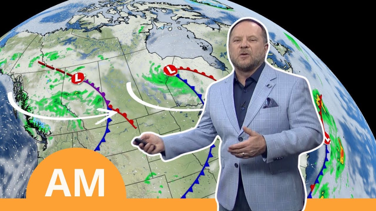 Weather AM: Multiple Systems Bring Stormy Skies Across Canada - YouTube