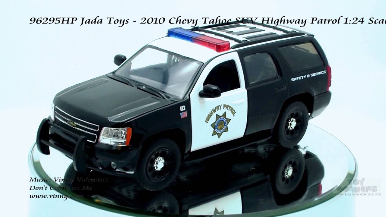 96295HP Jada Toys 2010 Chevy Tahoe SUV Highway Patrol 124 Scale Diecast ...