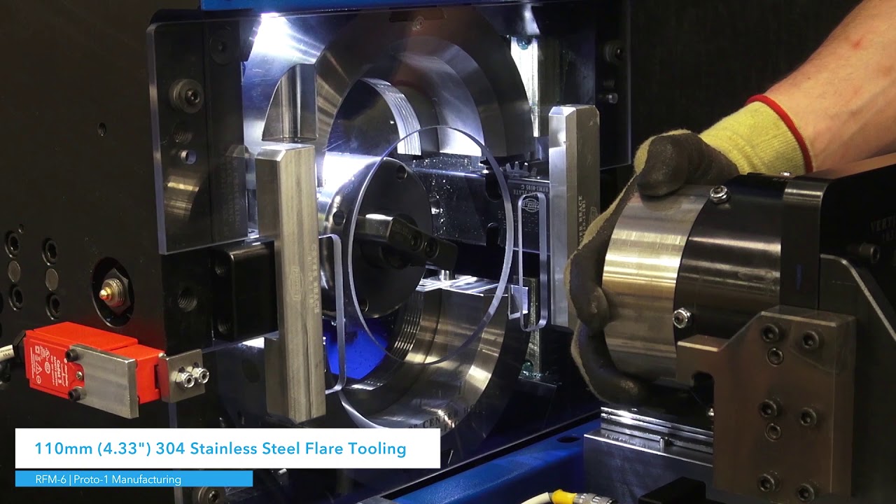 110mm Flare Tooling | 304 Stainless Steel | RFM-6 Tube End Forming ...