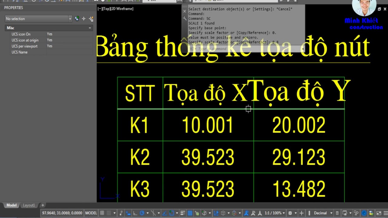 Tọa độ nhiều điểm trong AUTOCAD - xuất tọa độ nhiều điểm | Biện pháp ...