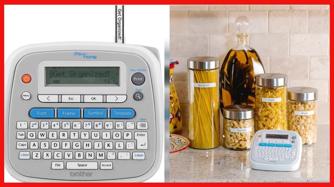 P-Touch Home Personal Label Maker - PT-D202 - YouTube