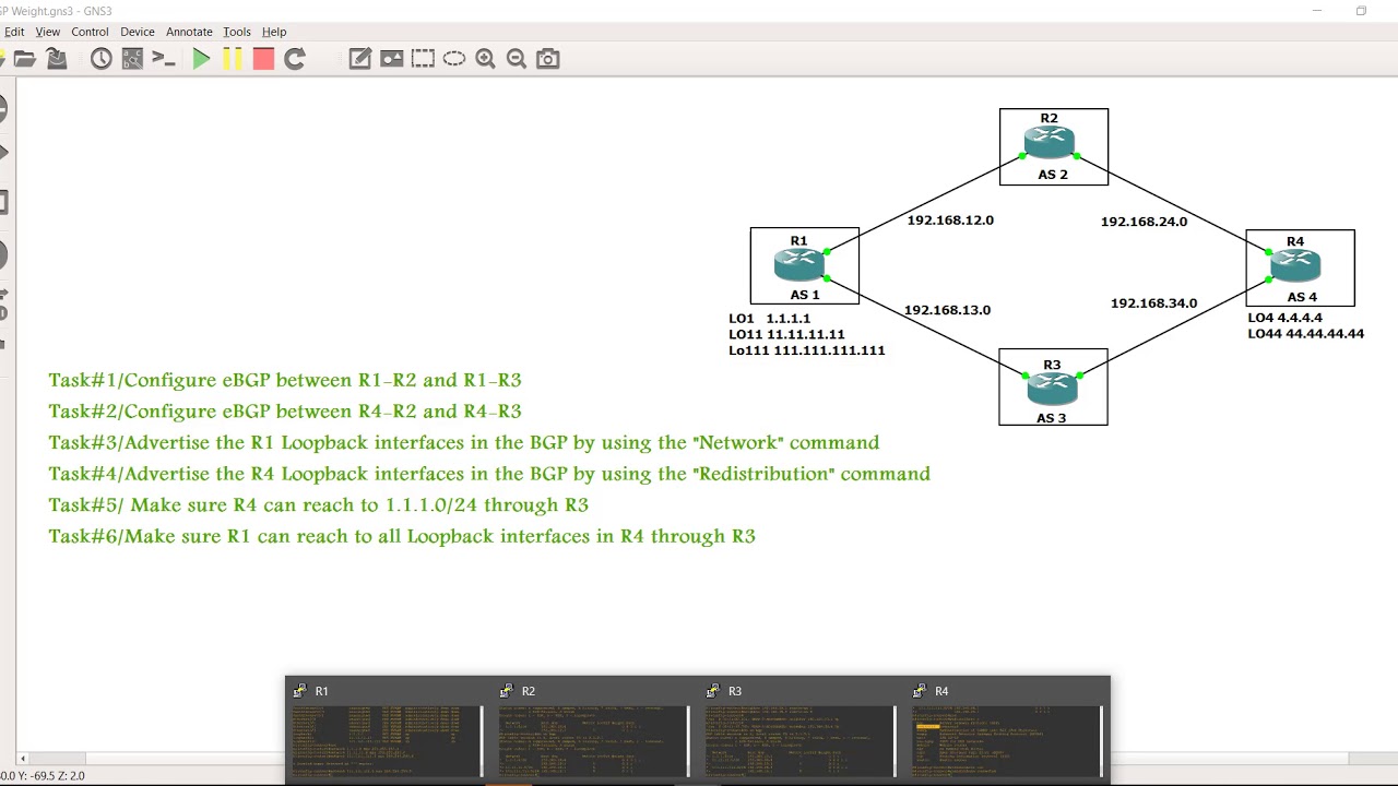 9-BGP Attribute Weight - YouTube